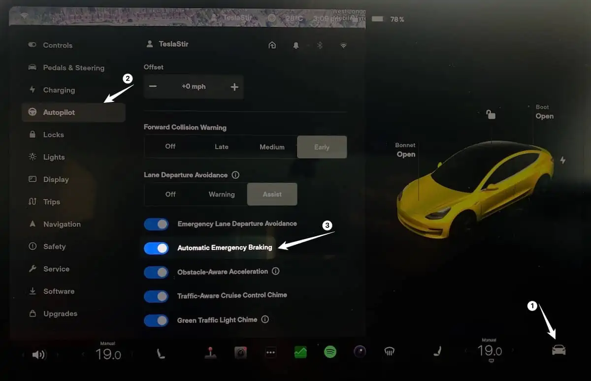 Automatic Emergency Braking is Disabled on Tesla [Resolved]
